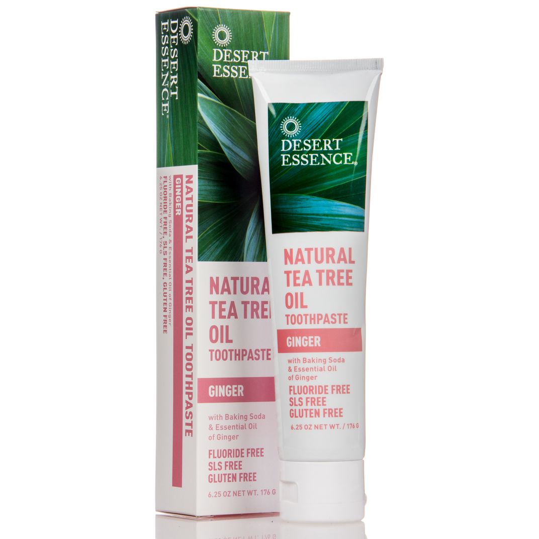 Desert Essence - @@Natural Tea Tree Oil Toothpaste, Ginger - Azure Standard