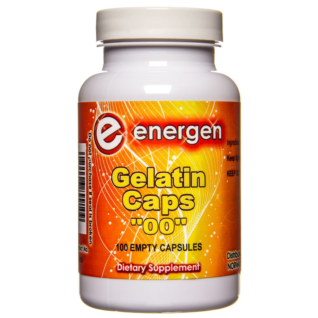 Energen - Empty Gel Caps "00" in bottle - Azure Standard