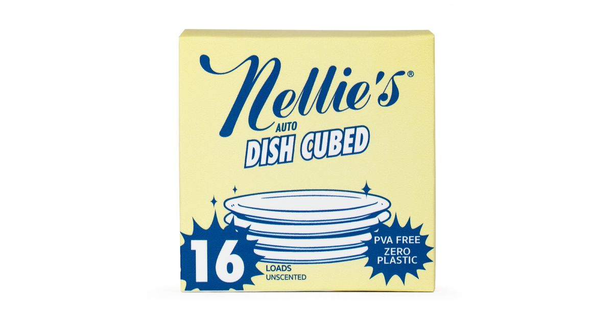 Nellie's Dishwasher Detergent Cubes - Azure Standard
