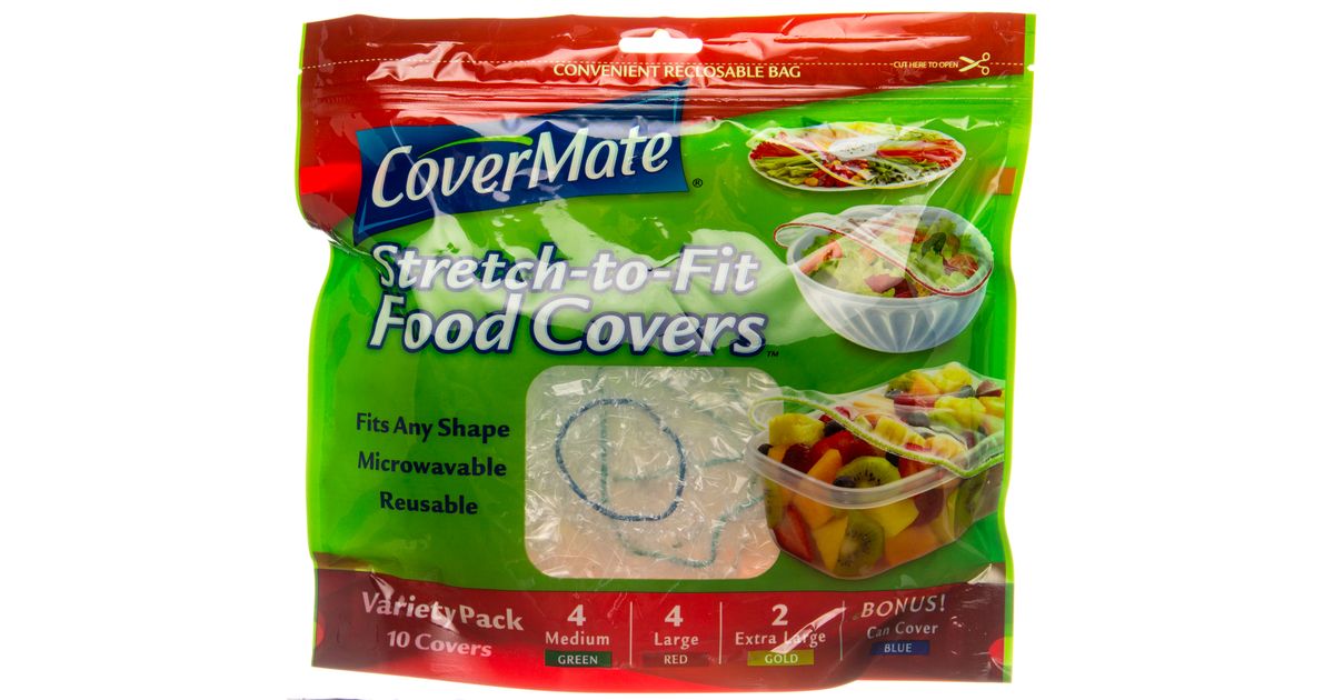 @@Covermate Stretch2Fit Food Covers Variety Size Pack - Azure Standard