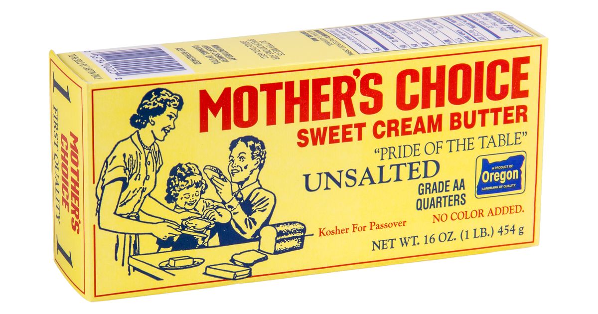 Mother's Choice Butter, Unsalted, rBST Free - Azure Standard