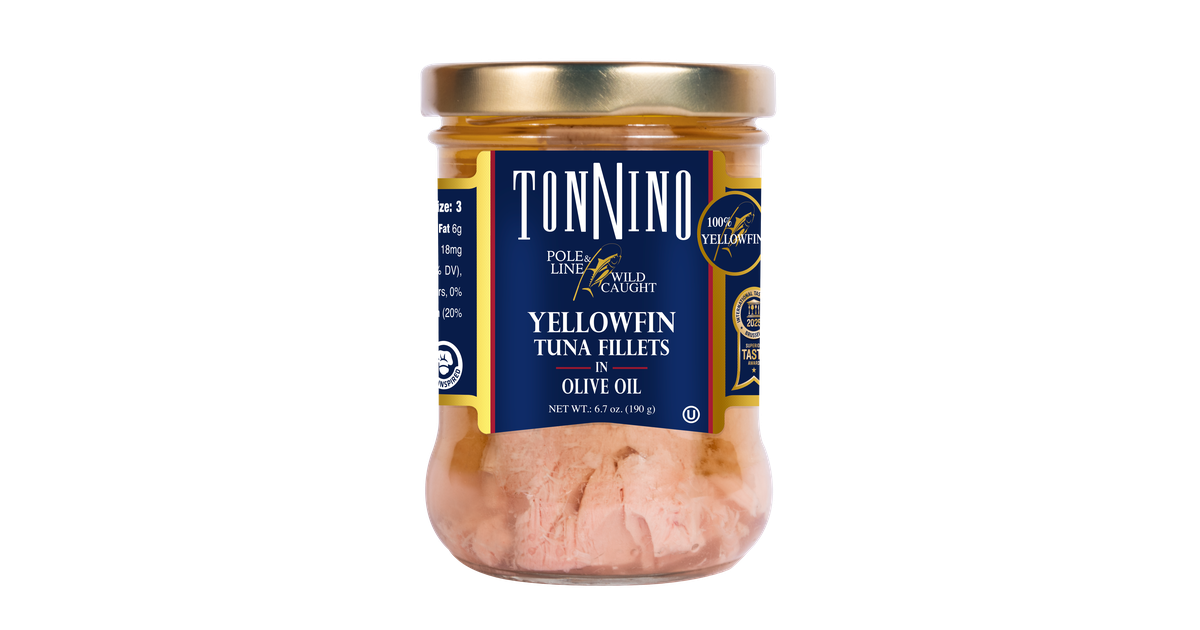 Tonnino Tuna, Yellowfin Fillets in Olive Oil - Azure Standard