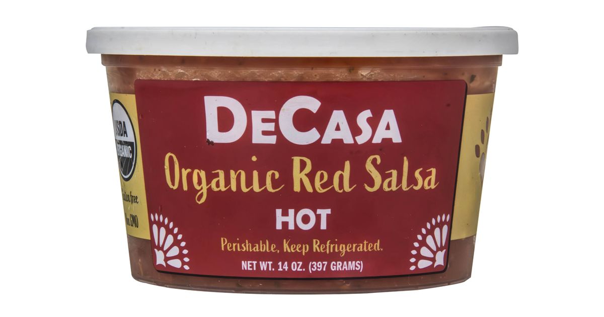 De Casa Salsa, Hot, Organic - Azure Standard