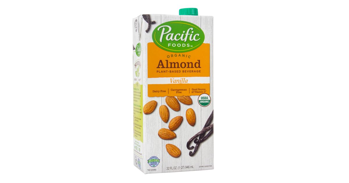 Pacific Foods Almond Beverage, Vanilla, Organic - Azure Standard