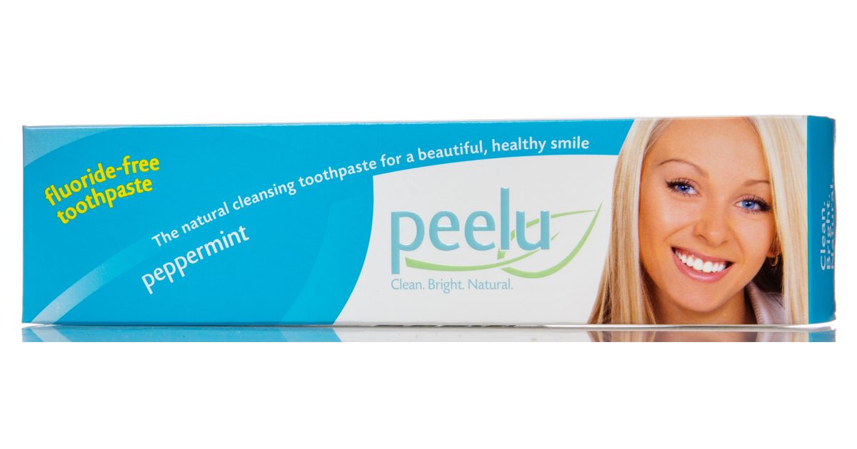 Peelu Toothpaste, Peppermint, Fluoride Free - Azure Standard