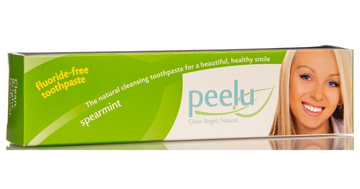 Peelu Toothpaste, Spearmint, Fluoride Free - Azure Standard