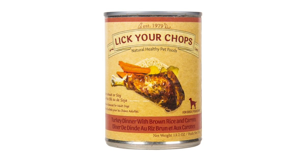 @@Lick Your Chops Dog Food, Canned, Turkey & Brown Rice - Azure Standard