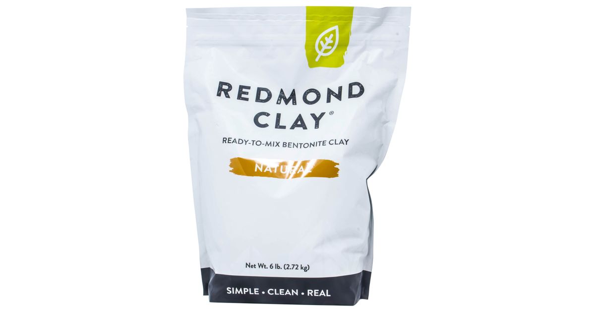 Redmond Bentonite Clay, Soothing Facial Mask, Powder - Azure Standard