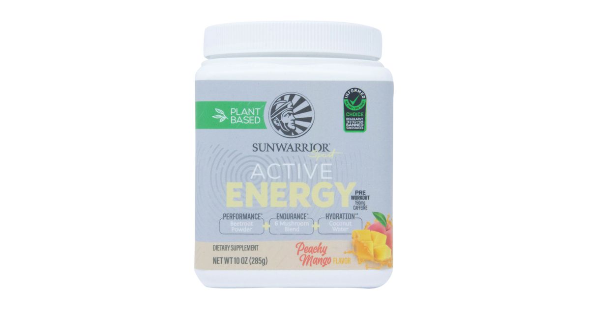 Sunwarrior Active Energy Peachy Mango - Azure Standard