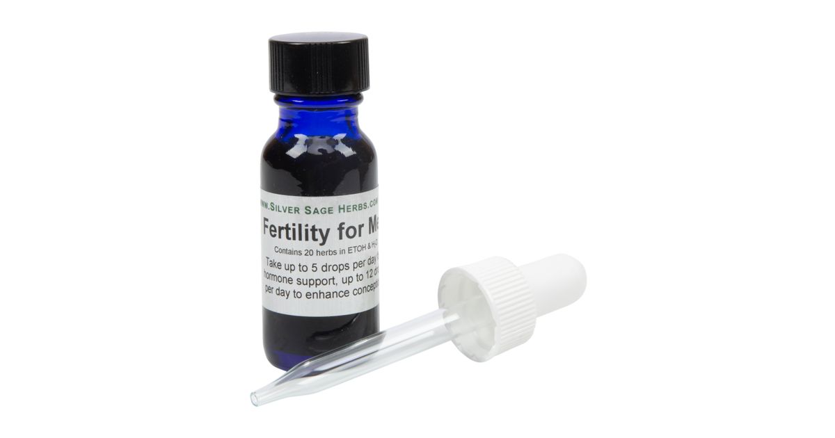 Silver Sage Fertility for Men, Herbal Tincture - Azure Standard