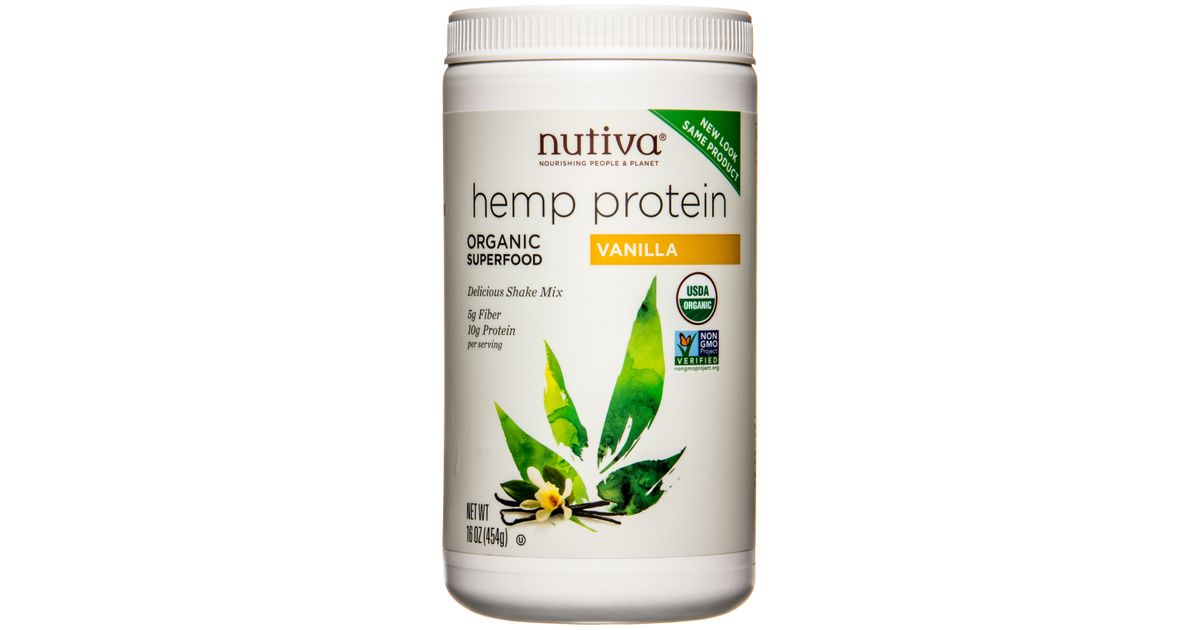 Nutiva Hemp Protein Shake, Vanilla - Azure Standard