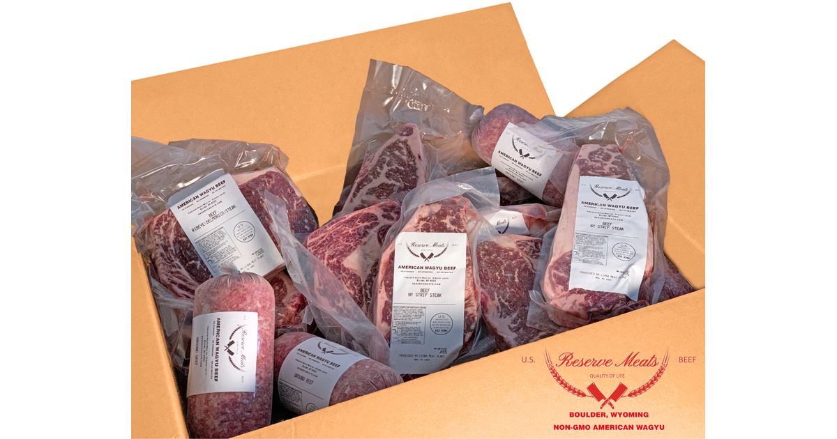 Reserve Meats Wagyu Beef Box, Variety, Frozen, Random Weight - Azure ...