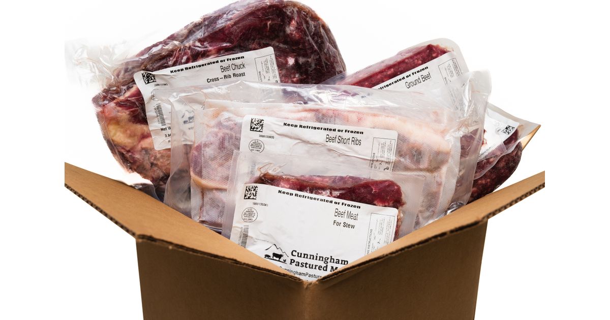 Cunningham Pastured Meats Beef, Slow-Cooker Variety Pack, Grass-Fed ...
