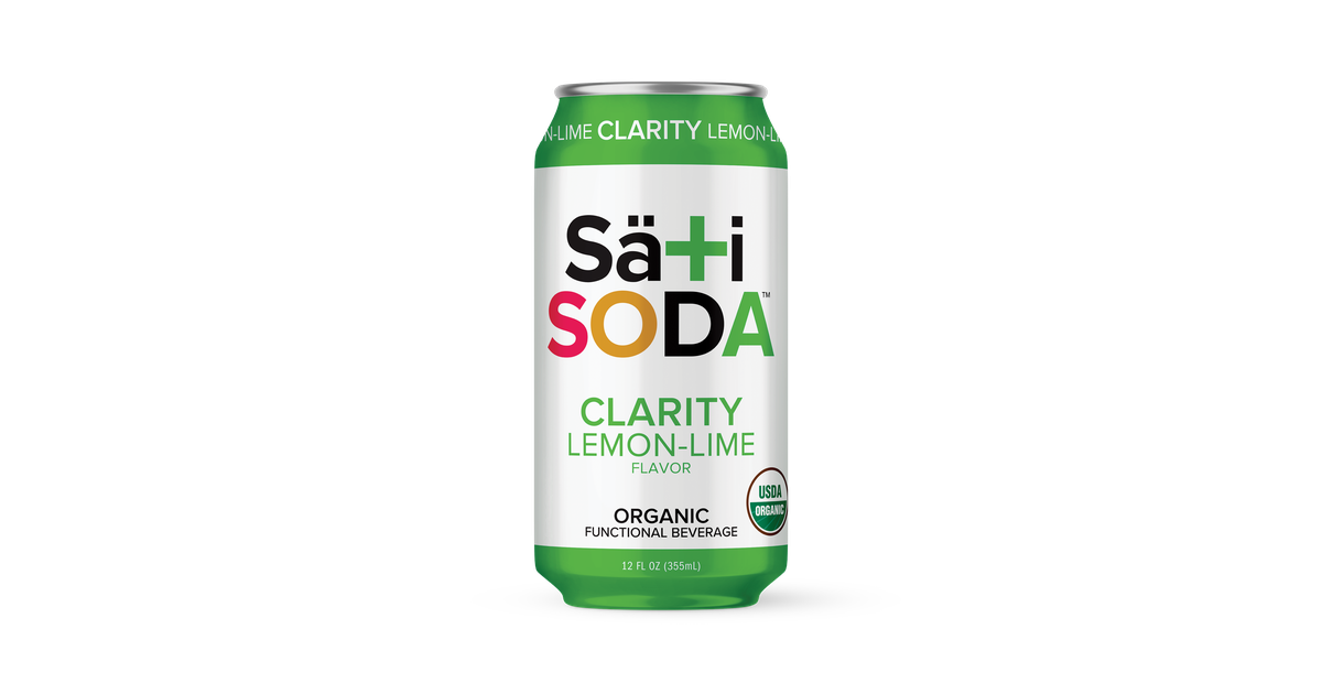 Sati Soda Clarity, Lemon-Lime Soda, Organic - Azure Standard