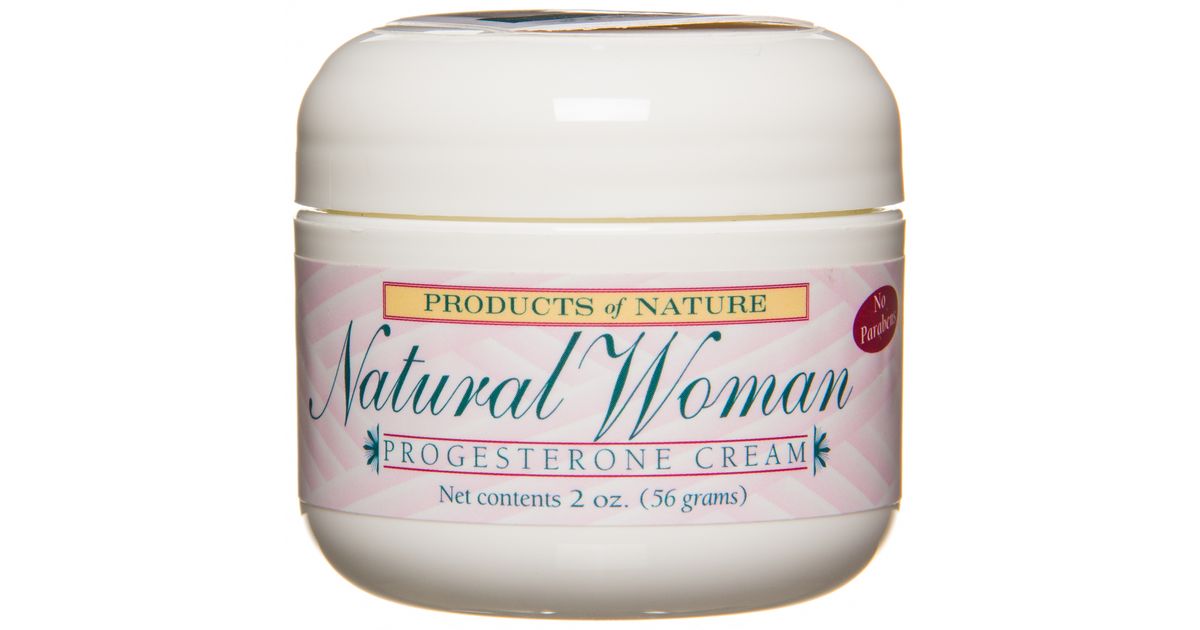 Products of Nature Natural Woman Progesterone Cream - Azure Standard