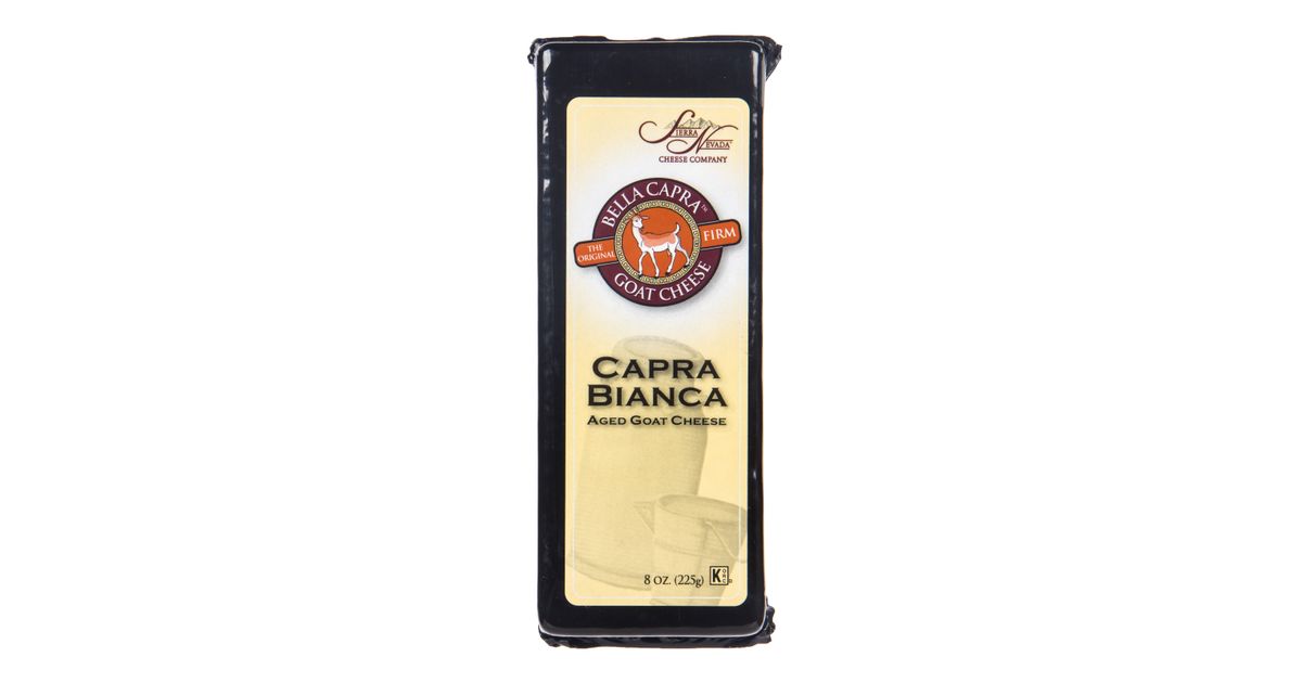 Sierra Nevada Cheese Company - Bella Capra, Aged Bianca Goat Cheese ...