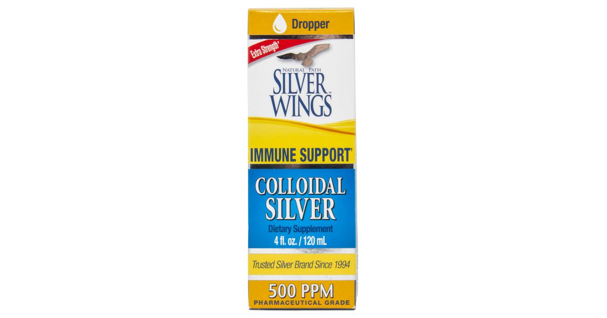 Silver Wings Colloidal Silver, 500 PPM - Azure Standard