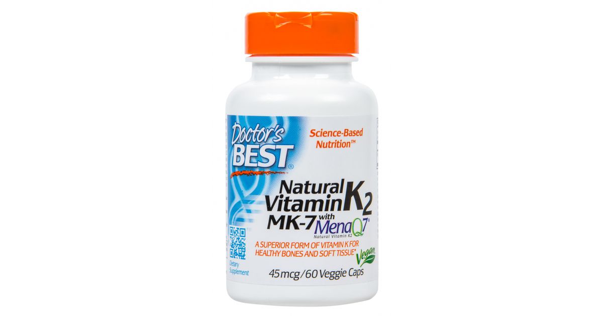 Doctor's Best Natural Vitamin K2 MK7 with MenaQ7 45mcg - Azure Standard