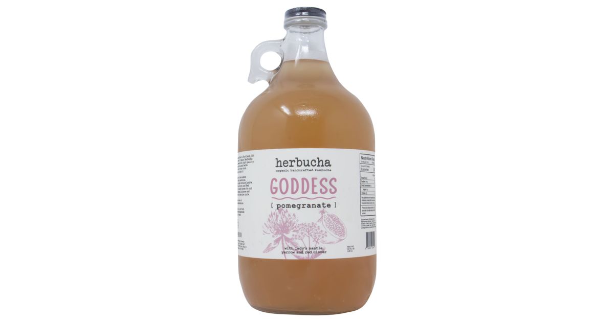 Herbucha Kombucha, Goddess, Raw - Azure Standard