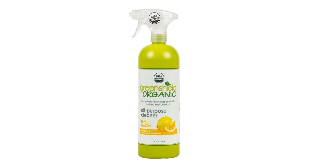 @@GreenShield Organic All Purpose Cleaner/Degreaser, Lemon Scented ...