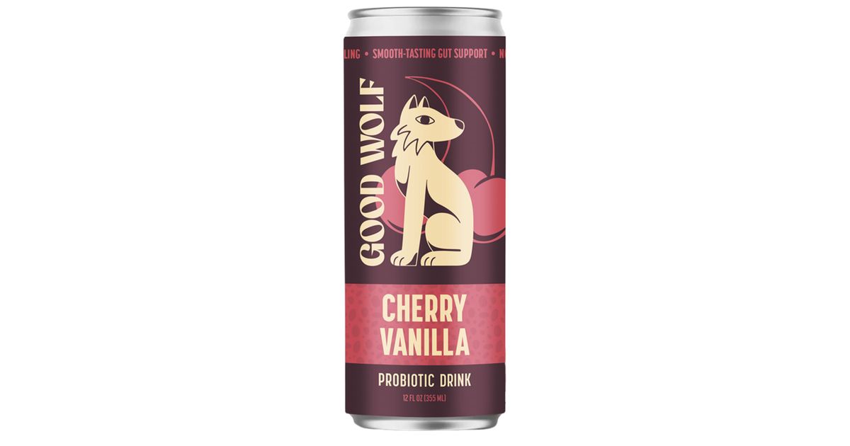 Good Wolf Probiotic Soda, Handcrafted, Cherry Vanilla - Azure Standard
