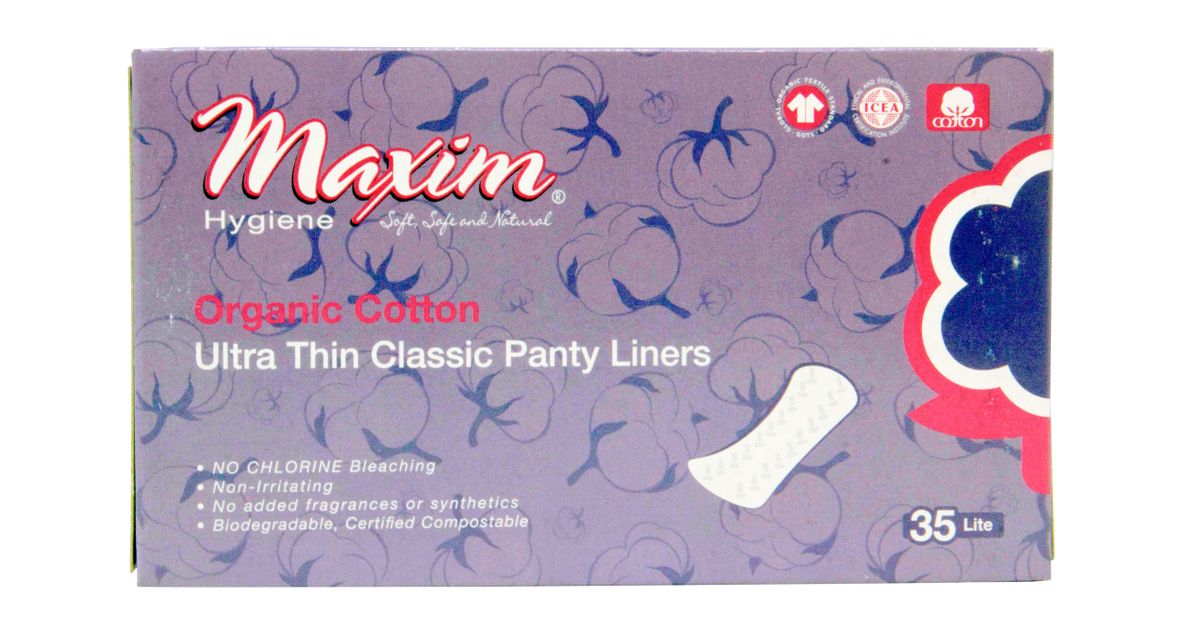 Maxim Hygiene Products Cotton Ultra-Thin Panty Liners, Classic, Lite ...