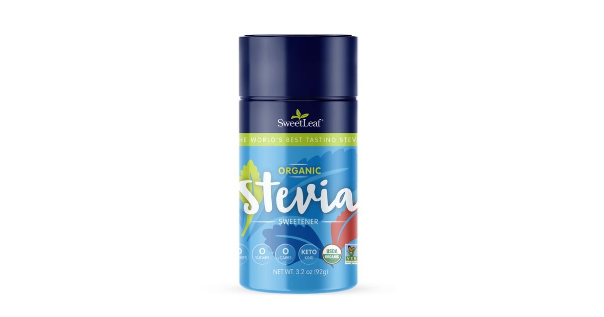 Sweet Leaf Stevia, Shaker Jar, Organic - Azure Standard
