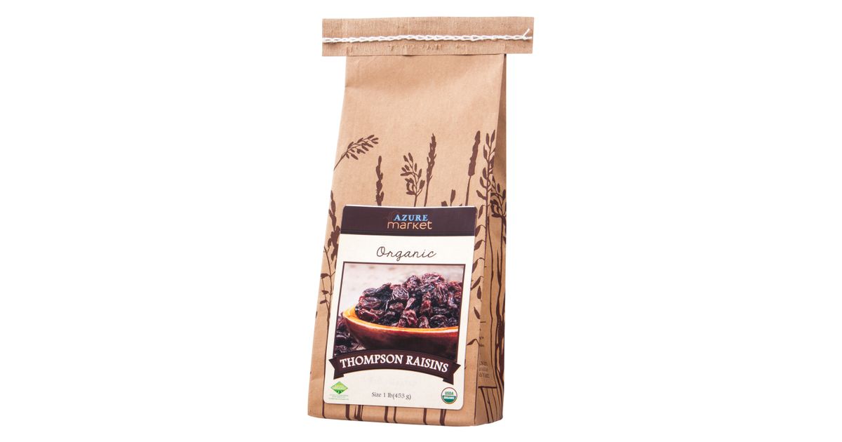 Azure Market Organics Raisins, Thompson Select, Organic - Azure Standard