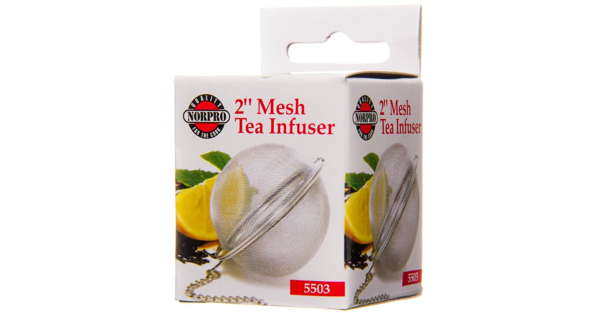 Norpro Mesh Tea Ball, Stainless Steel, 2 inch - Azure Standard