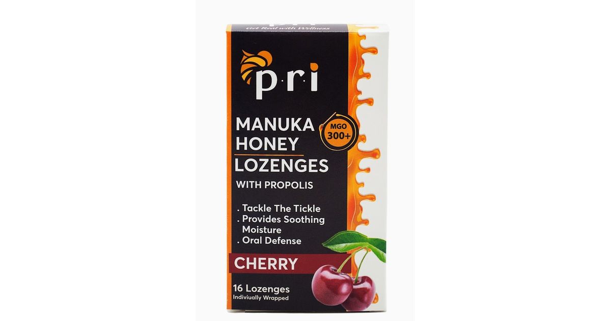 Pacific Resources International Manuka Honey Lozenges, Cherry - Azure ...