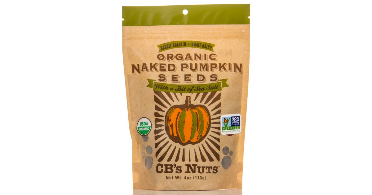 CB's Nuts Pumpkin Seeds, Naked (hull-less), Lightly Salted, Organic ...