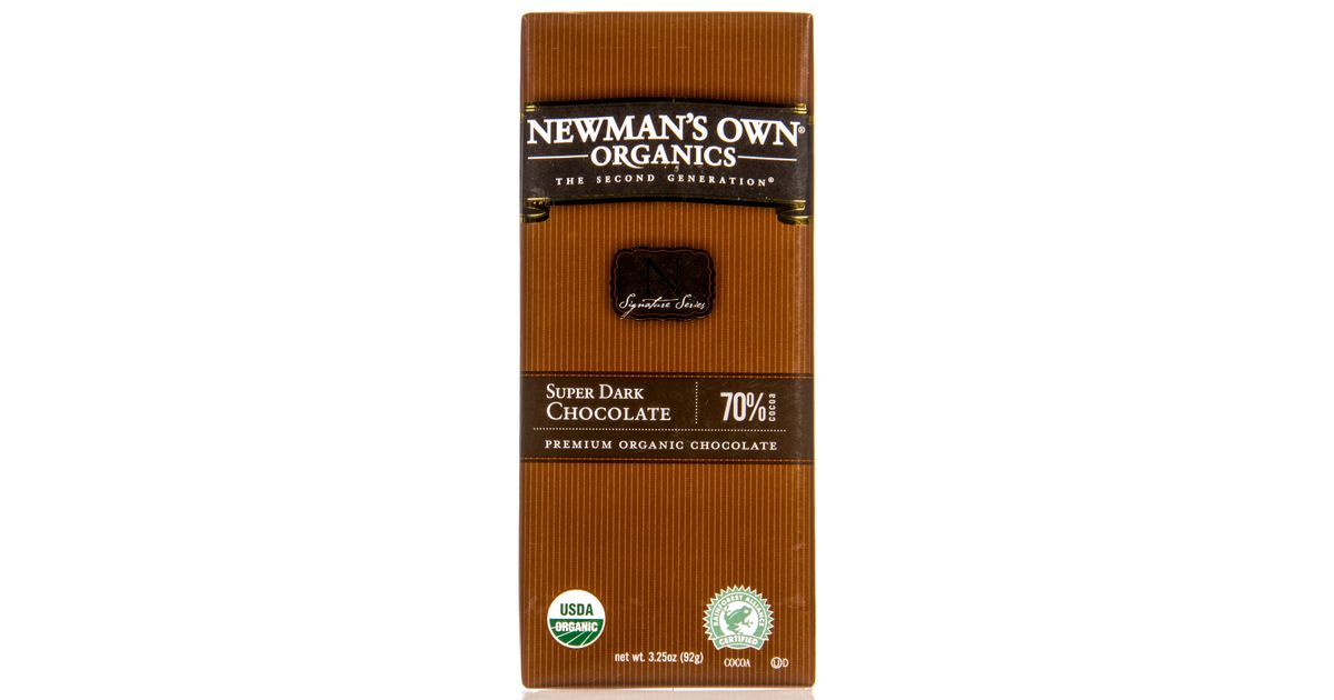 @@Newman's Own Super Dark Chocolate Bar 70 % Cacoa, Organic - Azure ...