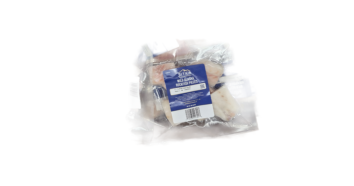 Sitka Seafood Market Rockfish Pieces, Frozen - Azure Standard