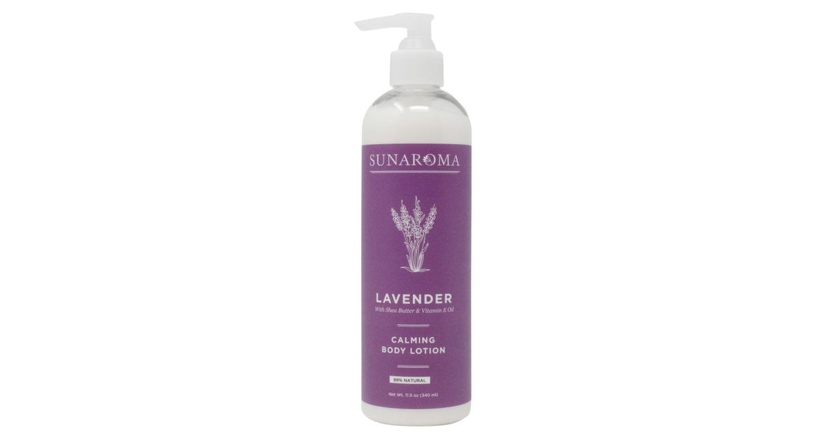 Sunaroma Body Lotion, Lavender - Azure Standard