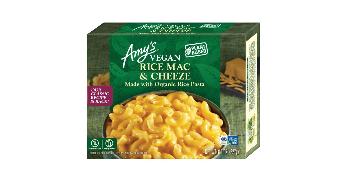 Amy's Rice Macaroni & Cheeze, Gluten Free, Non Dairy, Frozen - Azure ...