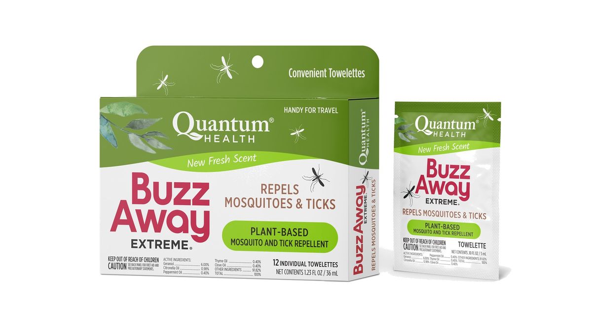 Quantum Health Buzz Away Towelettes - Azure Standard