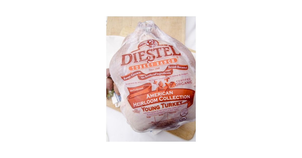 @@Diestel Turkey Ranch Turkey, Whole Heirloom, Frozen, Organic, Random ...