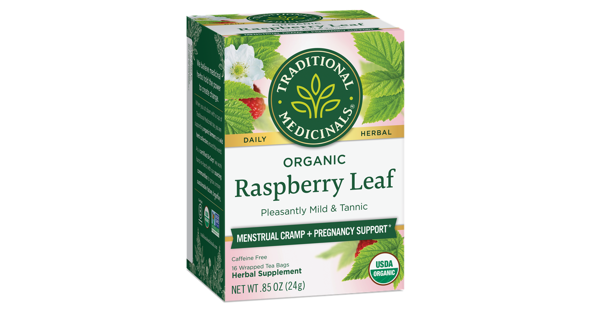 Traditional Medicinals Raspberry Leaf, Organic - Azure Standard
