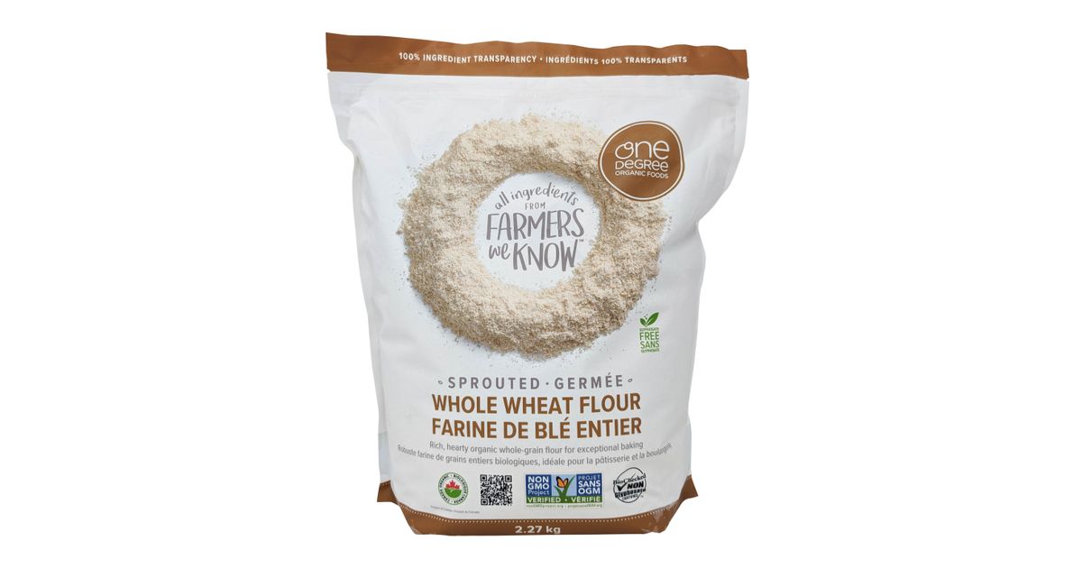 One Degree Sprouted Whole Wheat Flour, Organic - Azure Standard