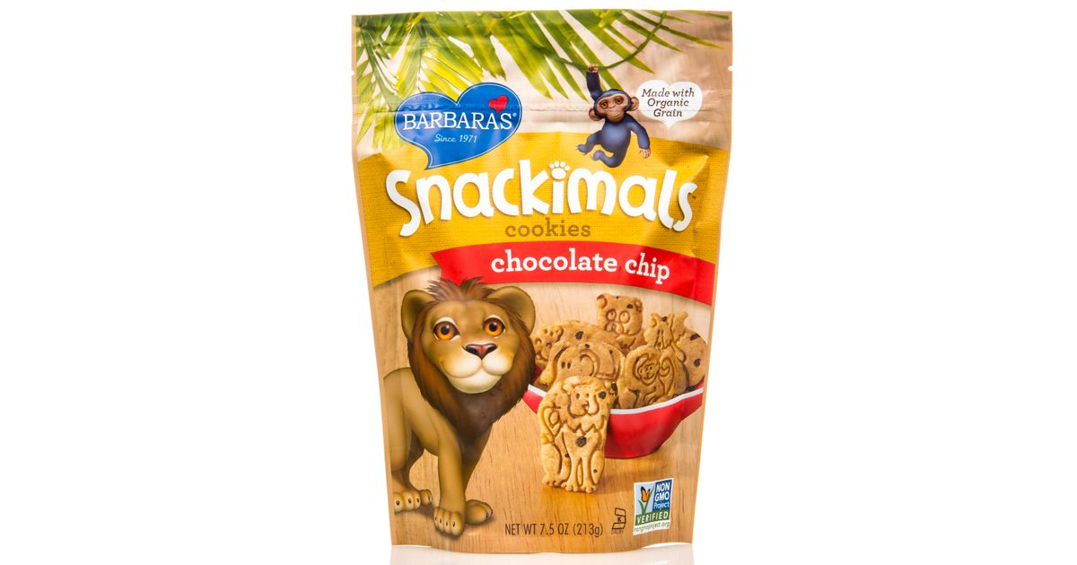 @@Barbara's Bakery Snackimals, Chocolate Chip, Organic - Azure Standard
