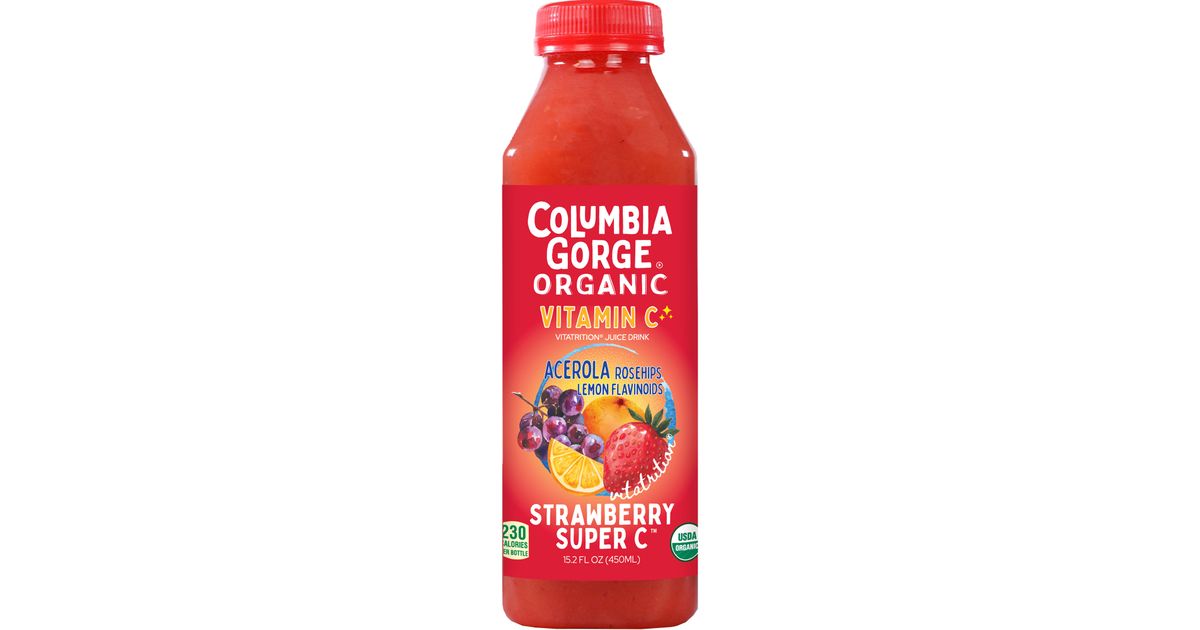 Columbia Gorge Organic Smoothie, Strawberry Super C, Organic - Azure ...