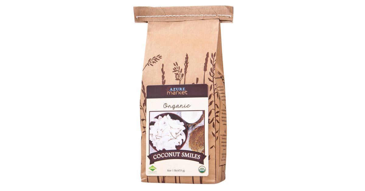 Azure Market Organics Coconut Smiles, Chunks, Organic - Azure Standard