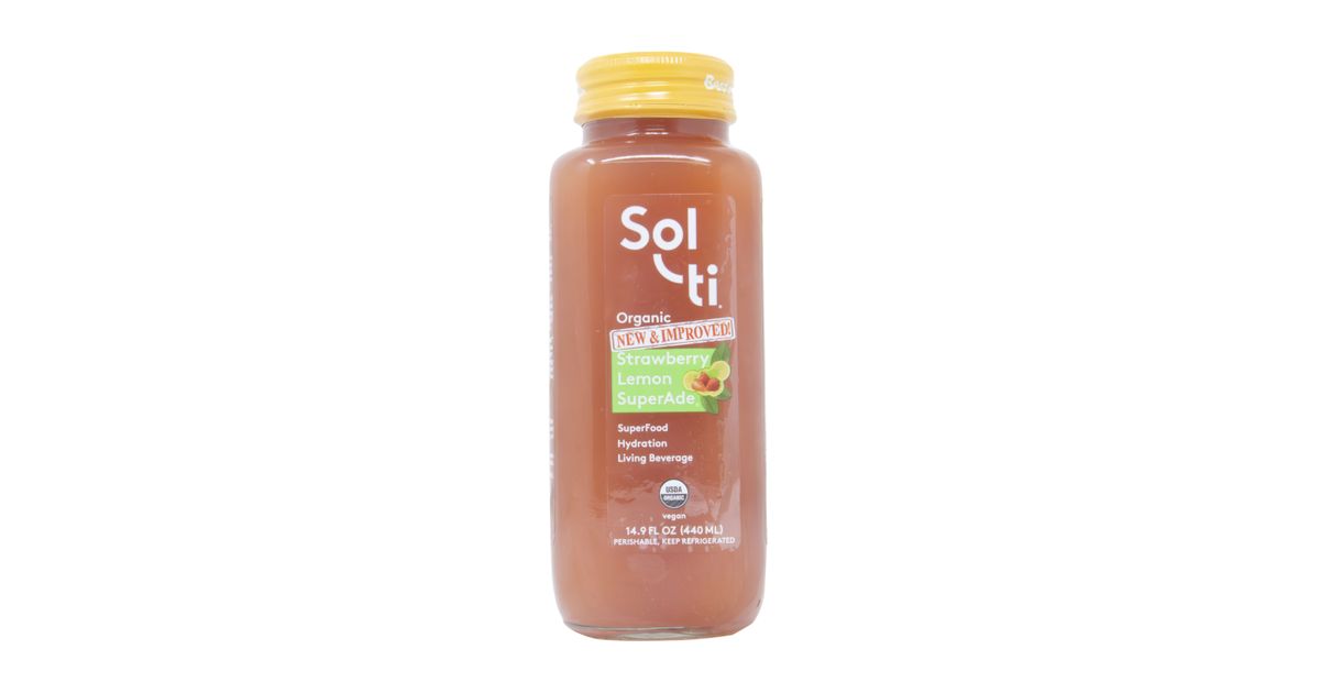 Sol-ti, Inc. SuperAde, Strawberry Lemon, Organic - Azure Standard