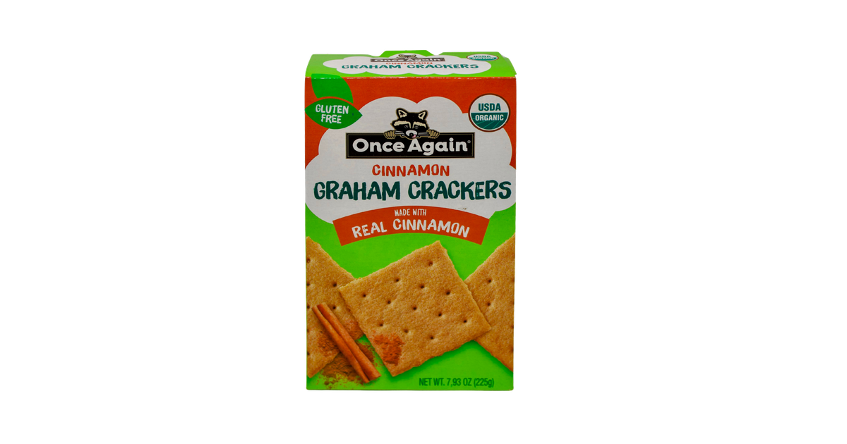 Once Again Nut Butter, Inc. Graham Crackers, Cinnamon, Organic - Azure ...