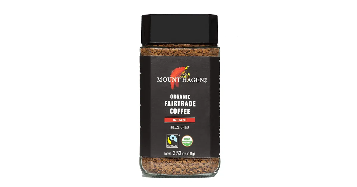 Mount Hagen Instant Coffee, Freeze-Dried, Organic - Azure Standard