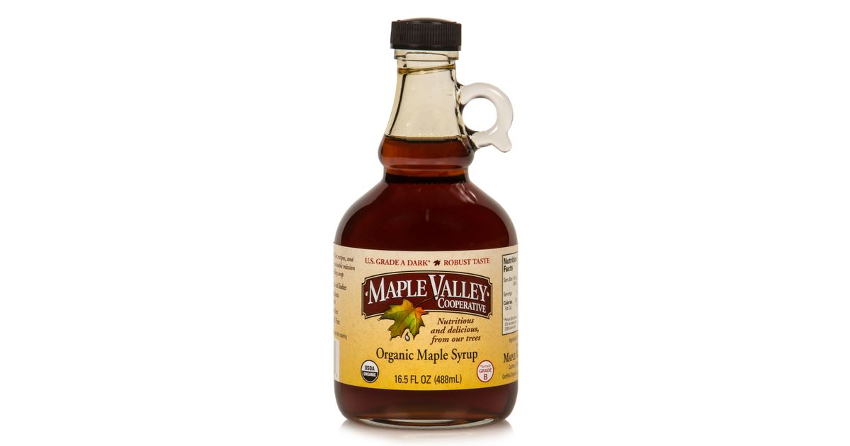Maple Valley Coop Maple Syrup, Organic, Grade A Dark Robust - Azure ...