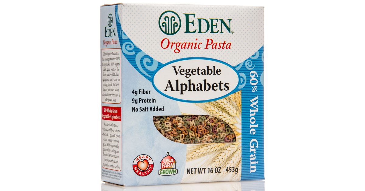 Eden Foods Vegetable Alphabets, Organic - Azure Standard