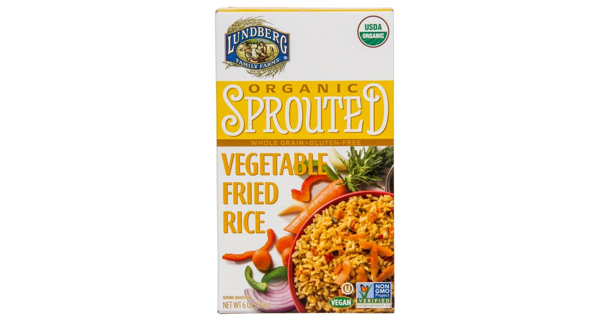 Lundberg Rice, Sprouted, Vegetable Fried, Organic - Azure Standard