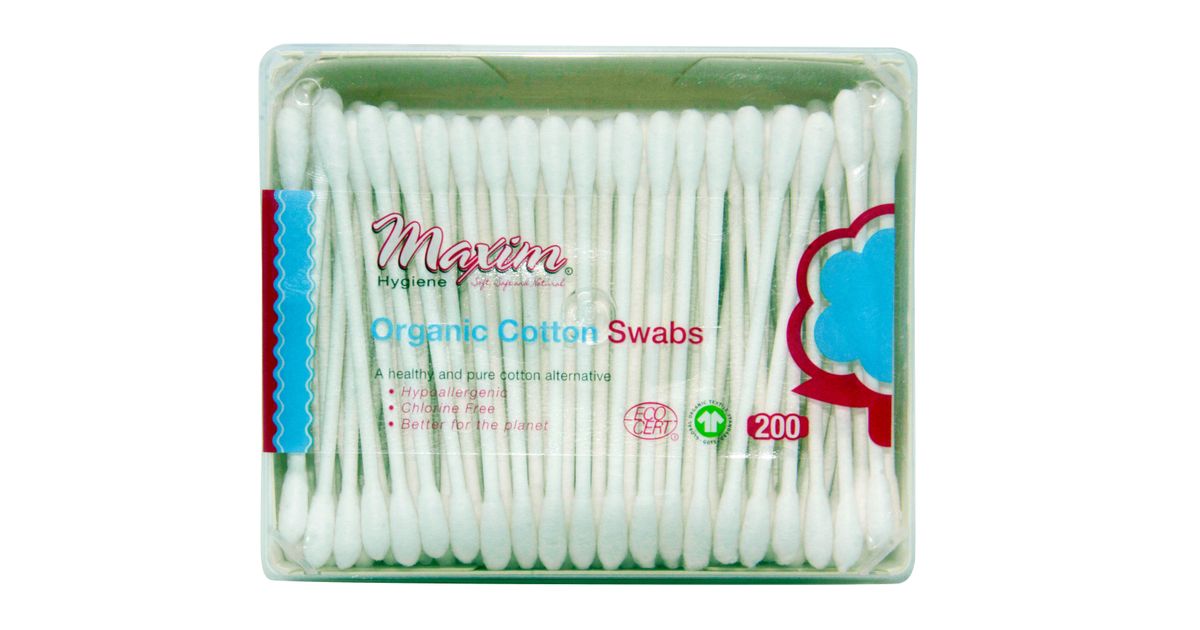 Maxim Hygiene Products Cotton Swabs, Organic - Azure Standard