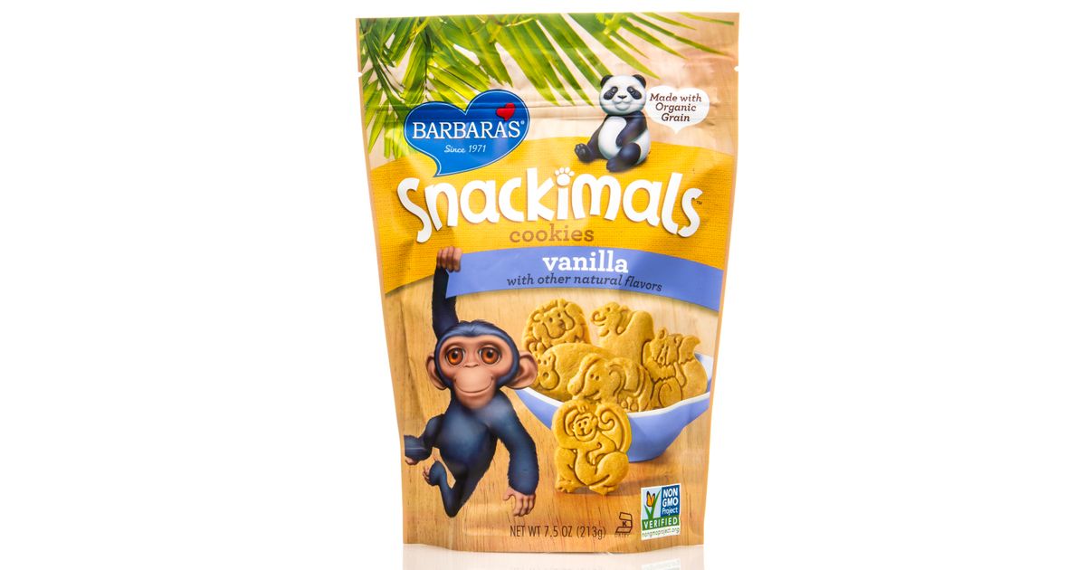 @@Barbara's Bakery Snackimals, Vanilla, Organic - Azure Standard